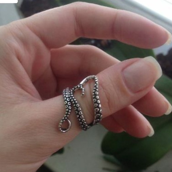 Jewelry | Gorgeous Adjustable Octopus Titanium Open Ring | Poshmark